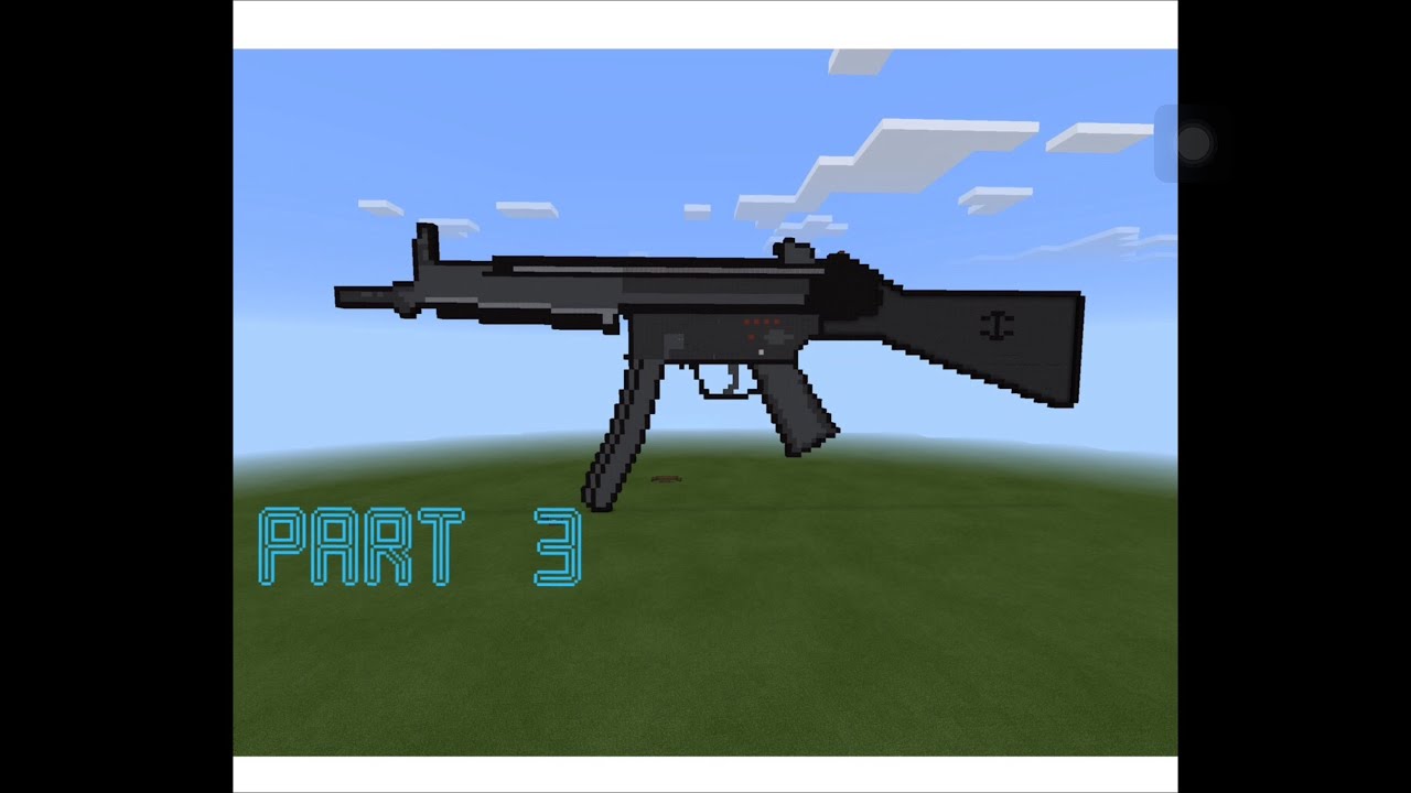 Minecraft Mp5 pixel art part 3 - YouTube