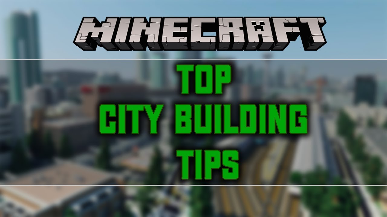 TOP Tips for Starting a Minecraft City - YouTube