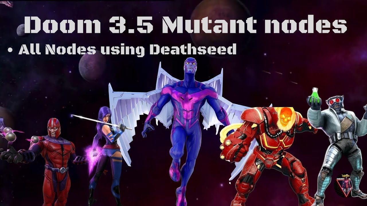 MSF Mutant Nodes Doom 3.5 Using Death Seed - Marvel Strike Force - YouTube