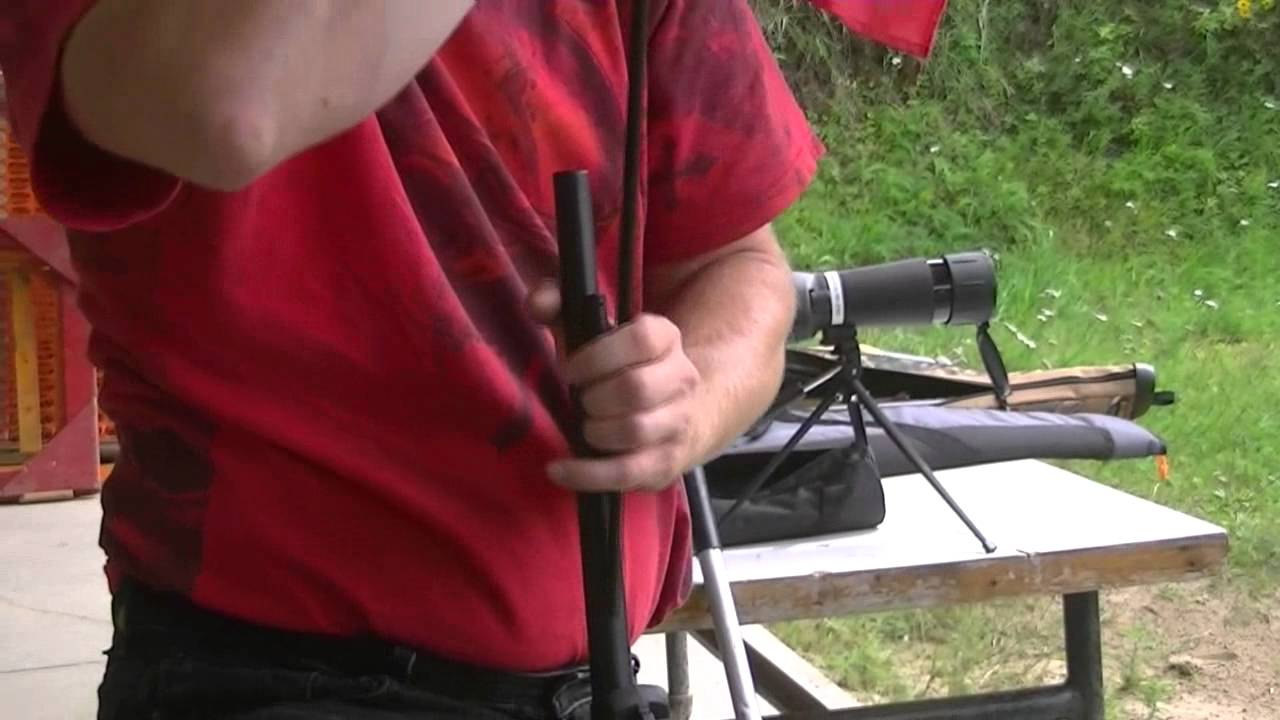 CVA wolf black powder percussion rifle - YouTube
