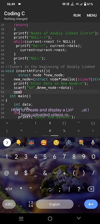 Insert a New Node in the beginning of a doubly linked list by using c language|| Data Structure🥰 ...