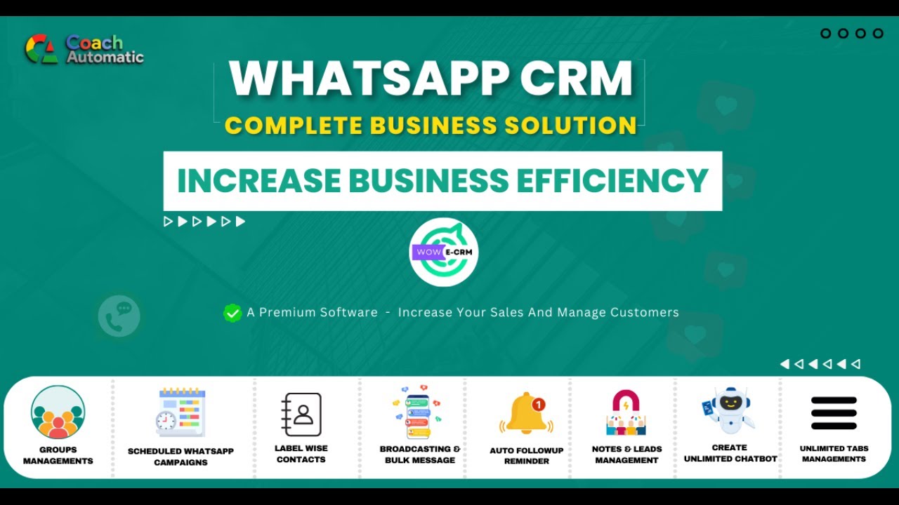 WhatsApp Automation Masterclass (Link In Description) - YouTube