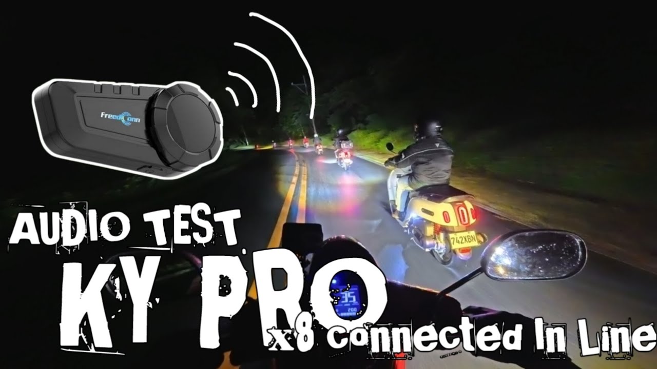 Freedconn KY PRO Audio Testing x8 Heads connected in line - YouTube