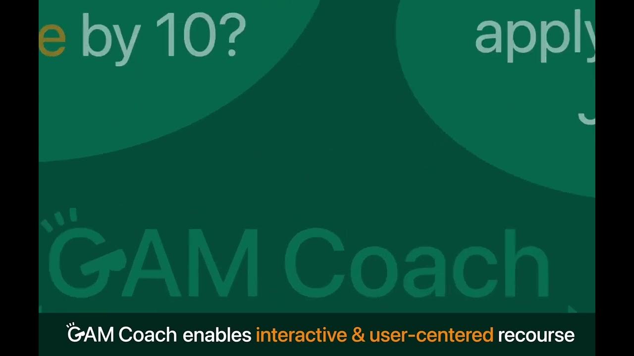 GAM Coach: Towards Interactive and User-centered Algorithmic Recourse - YouTube