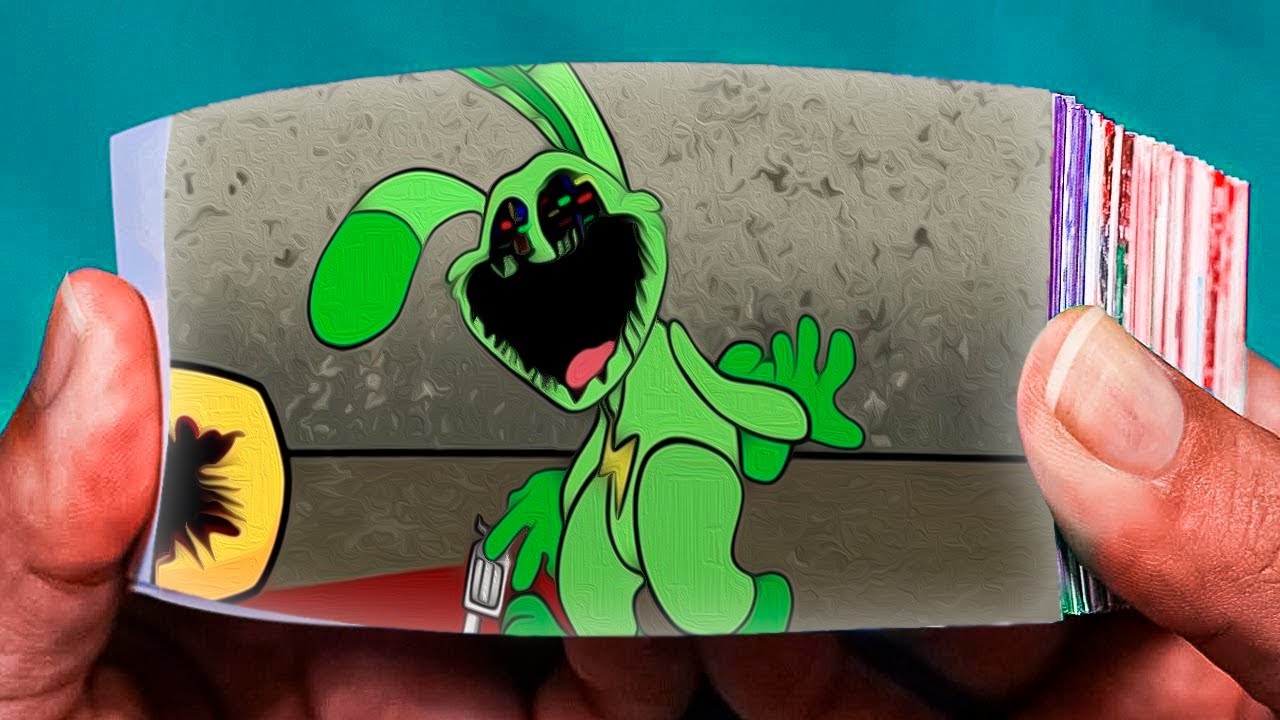 Poppy Playtime & Digital Circus Flipbook Animation | Pibby - YouTube