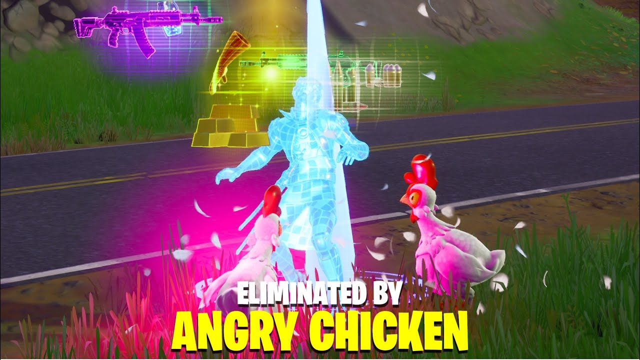 I died to these Angry Chickens || Fortnite New Update - YouTube