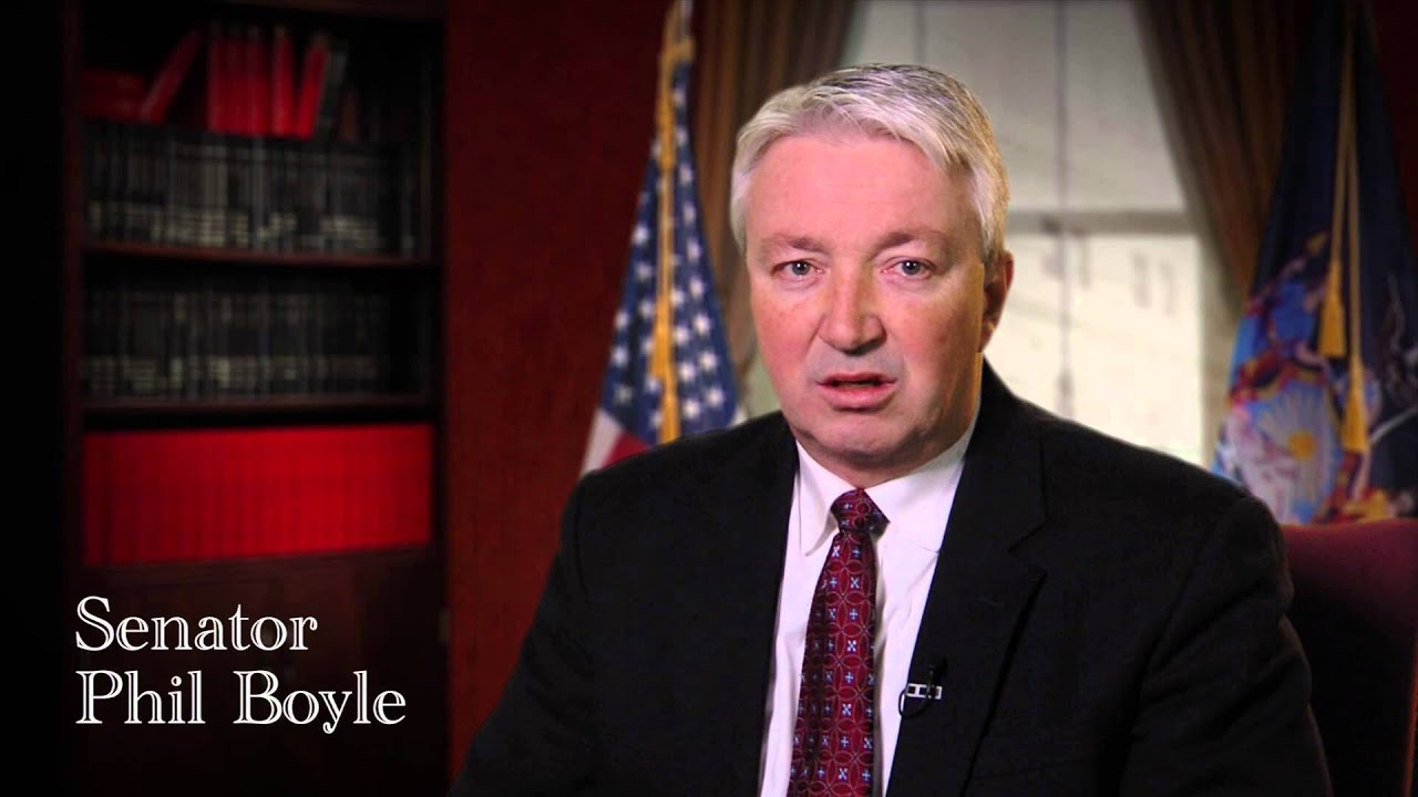 Senator Phil Boyle reciting the Gettysburg Address - YouTube