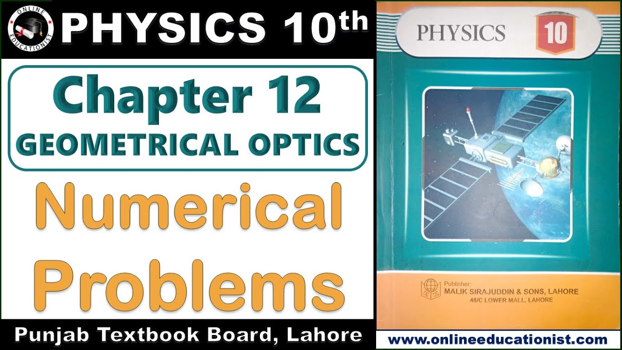 Numerical Problems | Physics 10th | Chapter 12 | Geometrical Optics ...