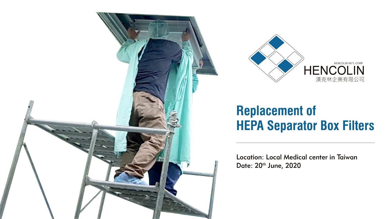 Replacement of HEPA Separator Box Filters - YouTube