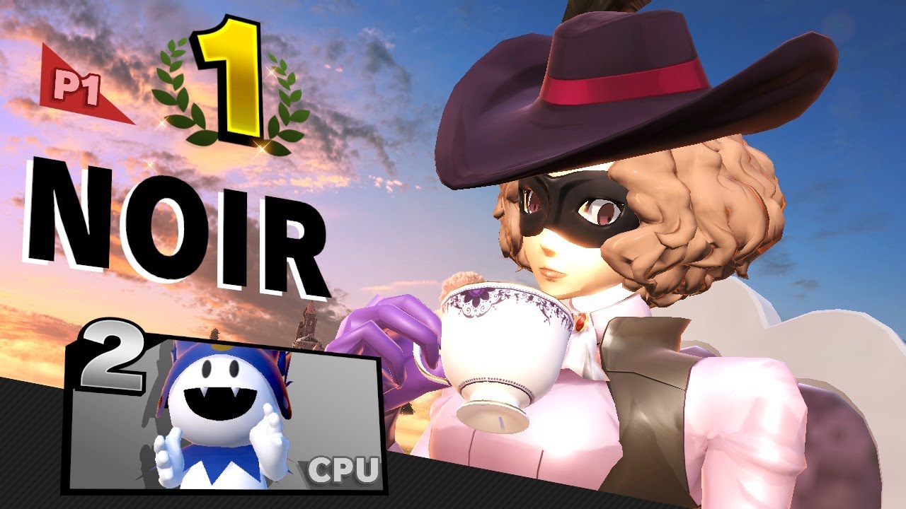 Noir All out attack win animation - Super Smash Bros Ultimate Mod - YouTube