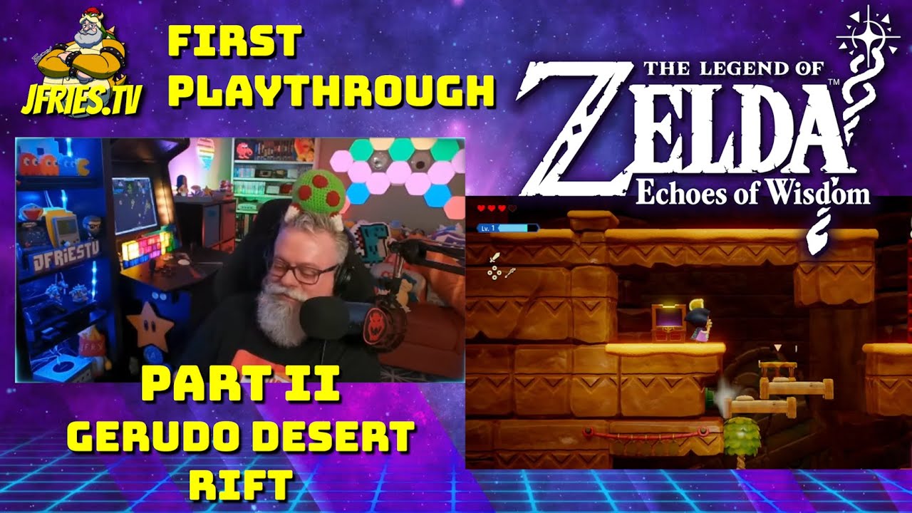Legend of Zelda: Echoes of Wisdom - Part II - Gerudo Desert Rift - YouTube