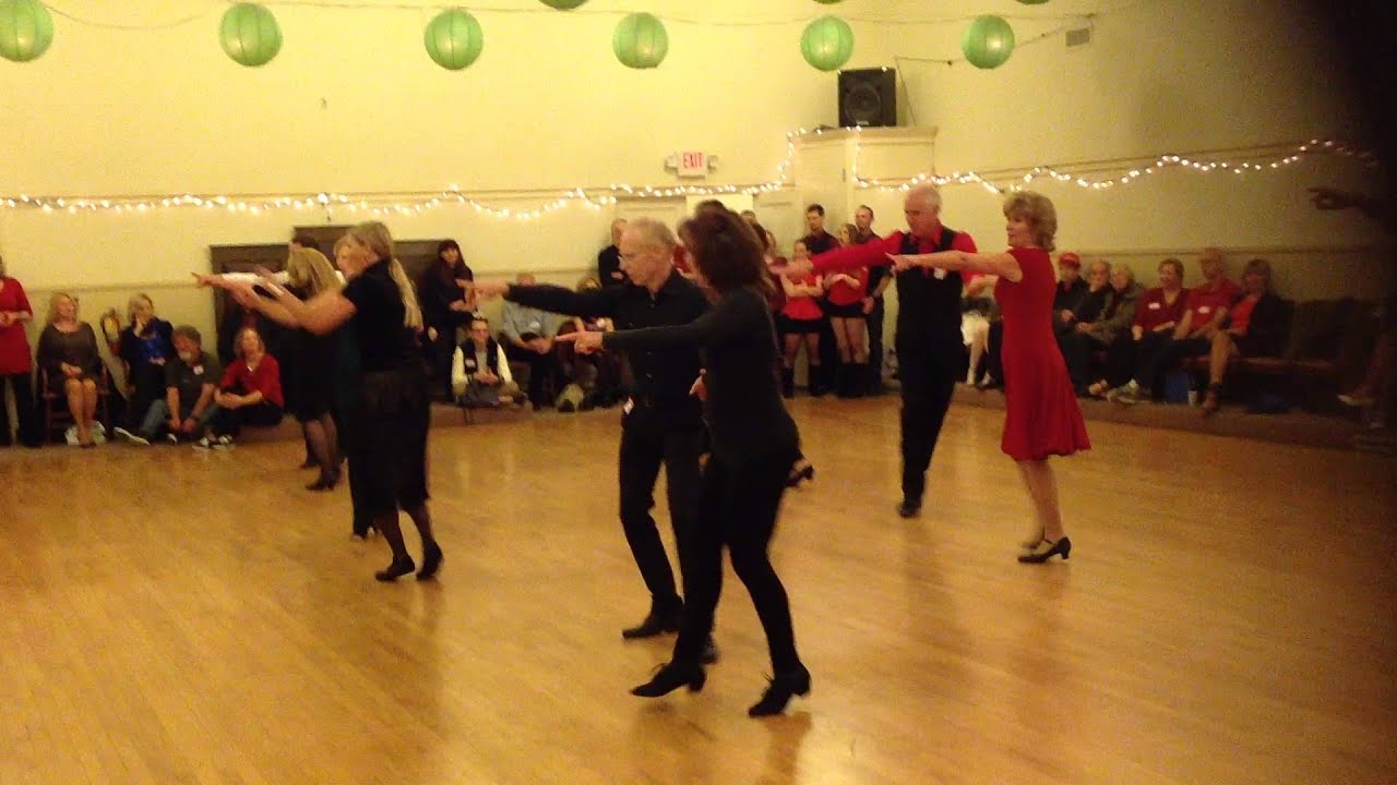 SLO Dance East Coast Swing Demo 2015 - YouTube