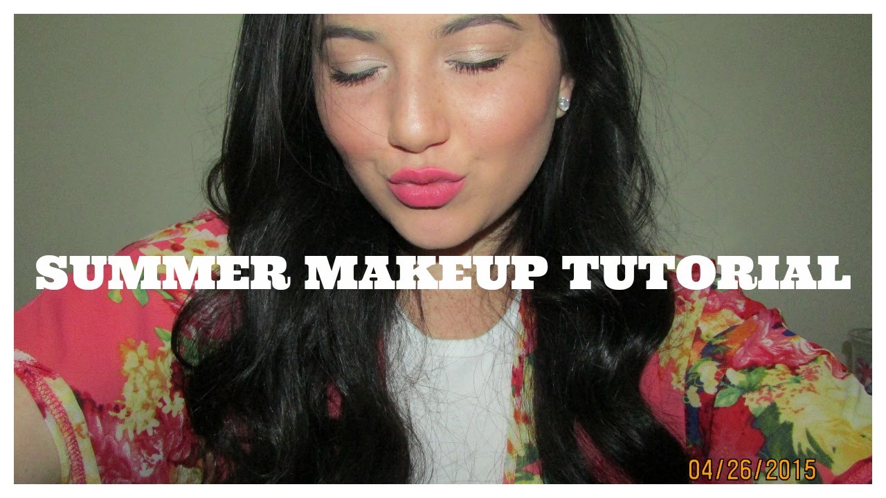 Summer makeup tutorial! - YouTube