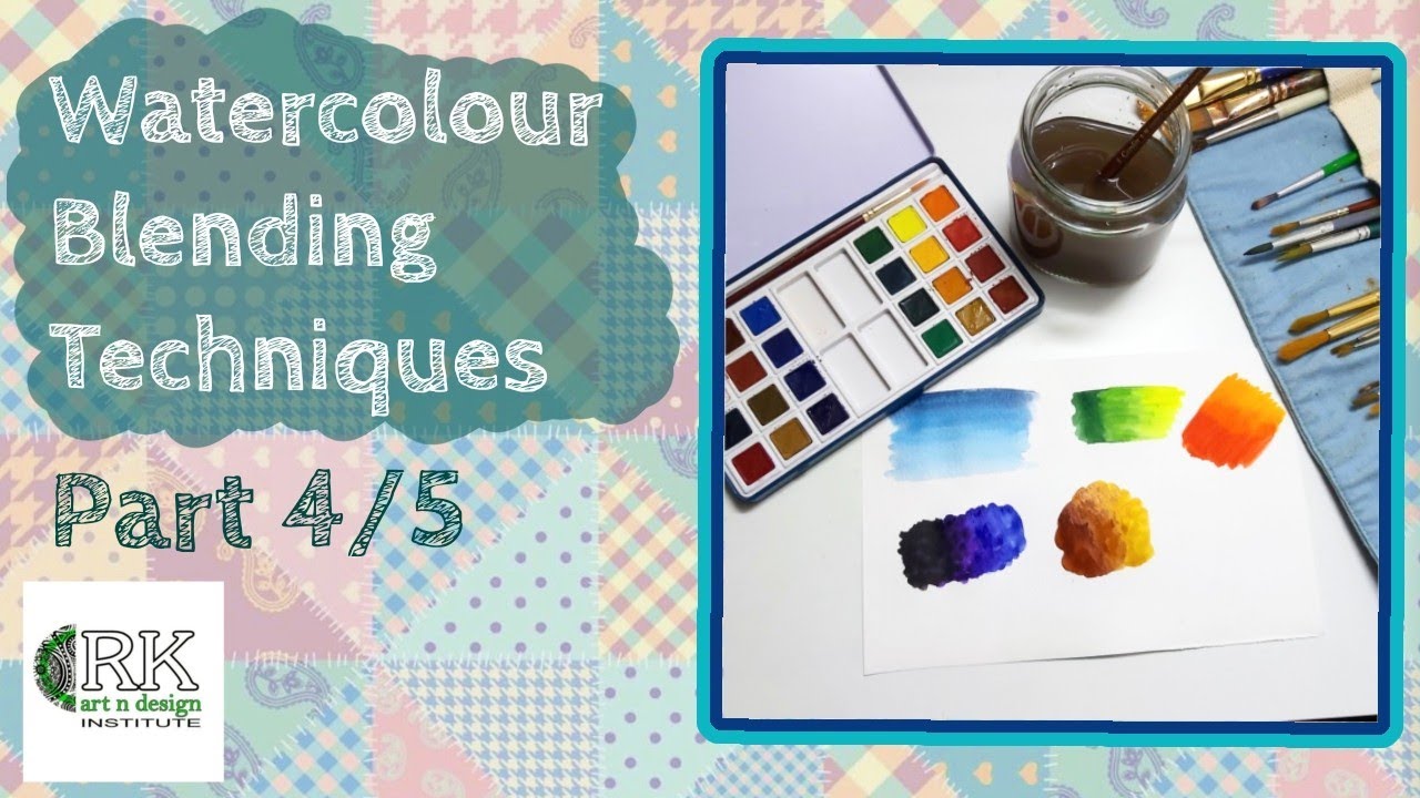 Watercolour blending techniques - Part 4 - YouTube