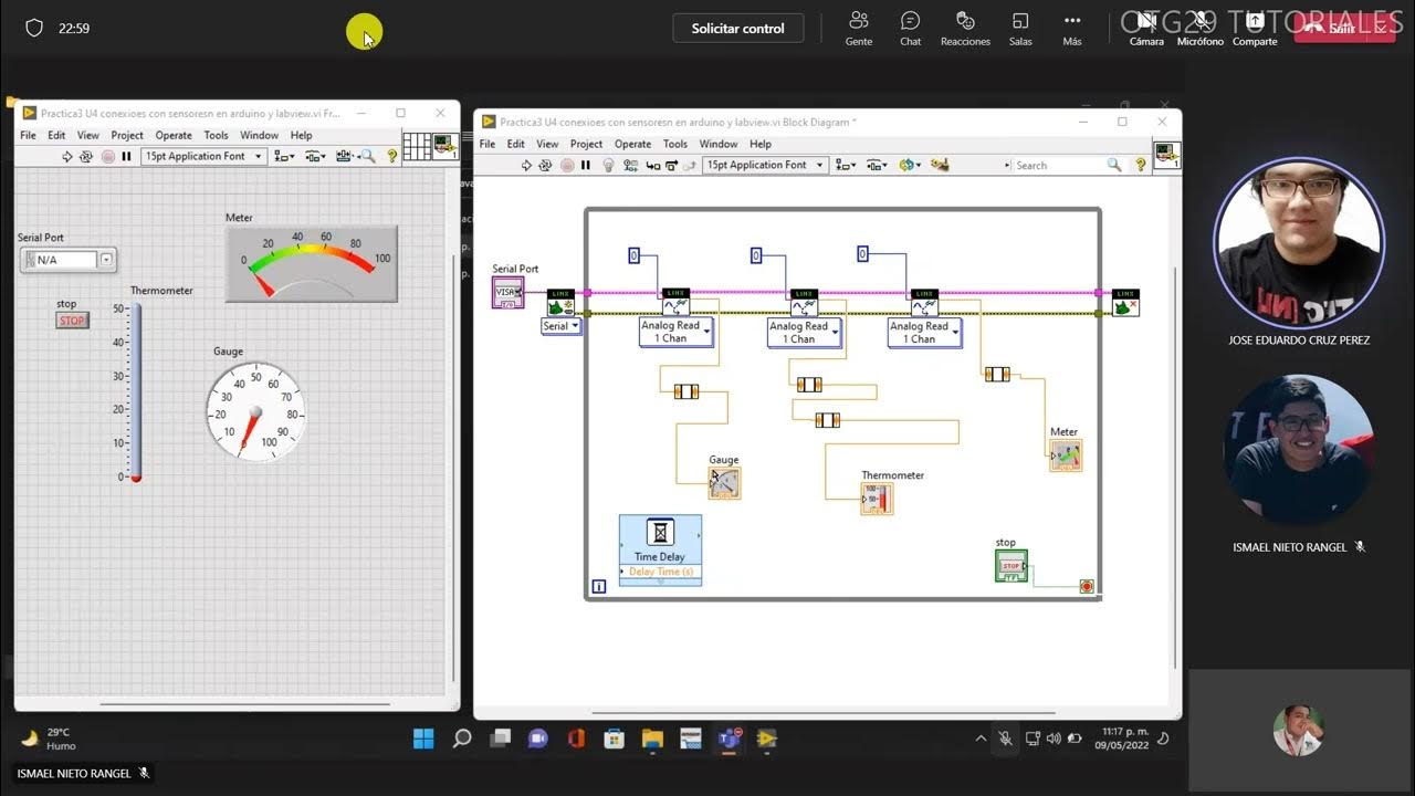 “Conexión de múltiples sensores a LabVIEW” - YouTube