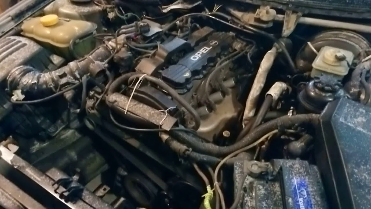 Opel Omega B X20SE третий запуск - YouTube