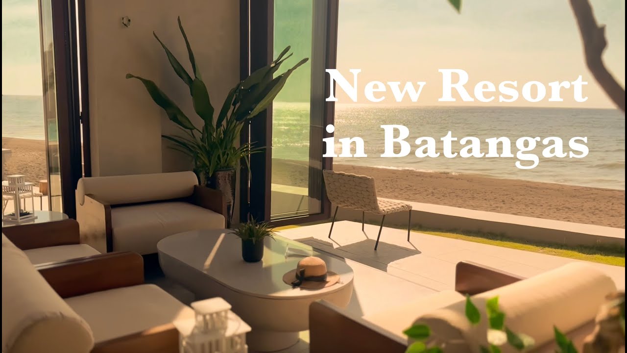 NEW RESORT IN BATANGAS: Tana Beach Villas - YouTube
