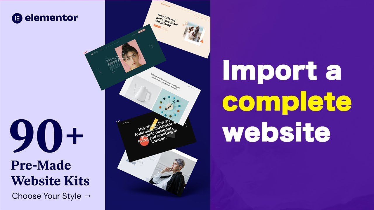 How the Elementor Template Kits Work [Full walkthrough and setup] - YouTube
