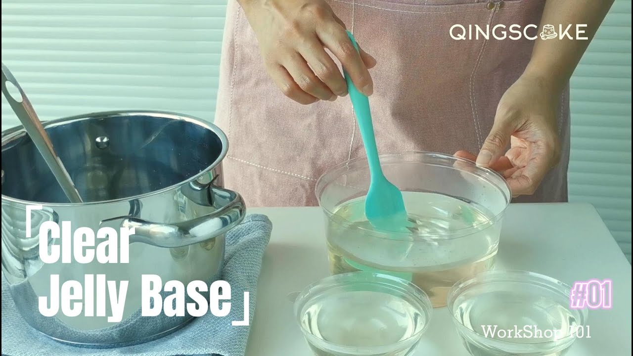 How to Make a Clear Jelly Base for Flower Jelly - YouTube