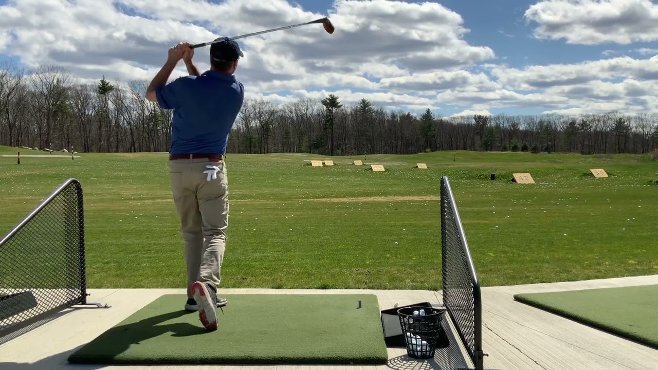 1984 Wood Bros Persimmon driver range session. - YouTube