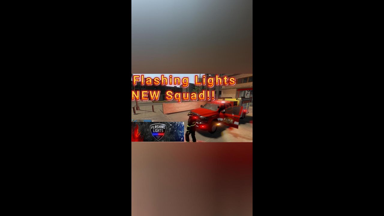 NEW!! Fire Dept. Squad Truck for Flashing Lights. #gaming #roleplay # ...