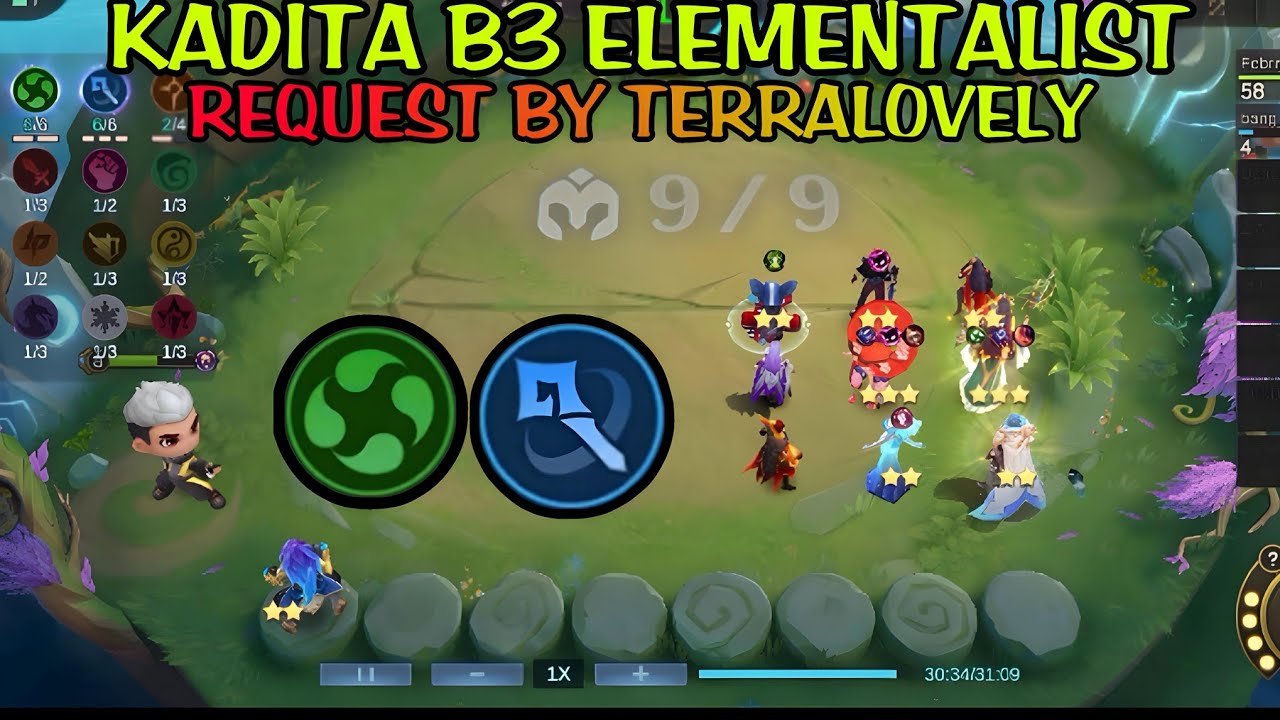 combo mage elementalist magic chess commander chou - YouTube