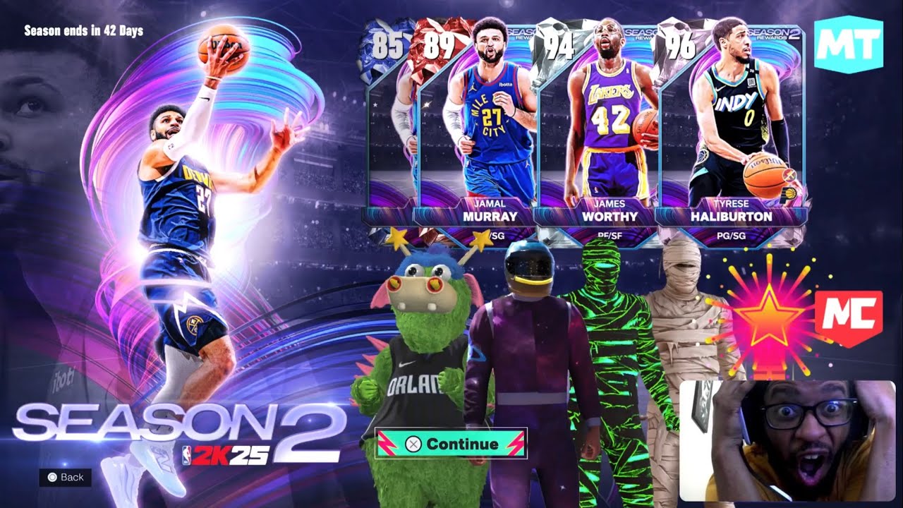 (NBA2K25) NEW SEASON 2 REWARDS+ ANIMATIONS AND MORE! LEVEL 40 GRIND ...