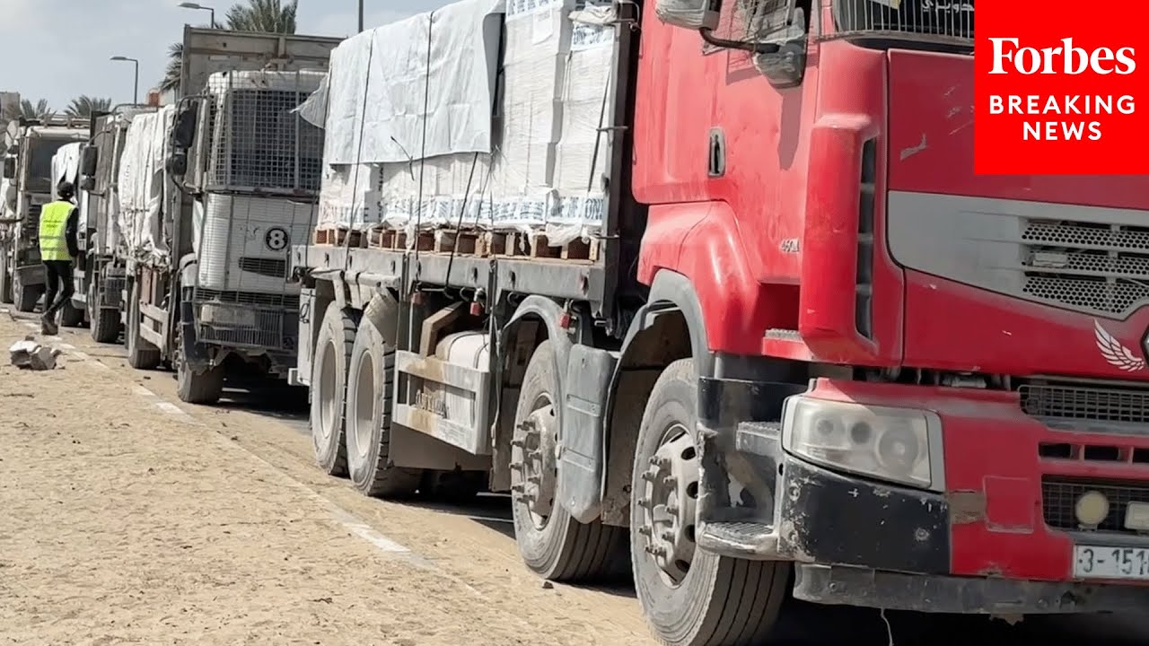 Trucks Deliver Aid To World Central Kitchen In Gaza After Israel-Hamas ...