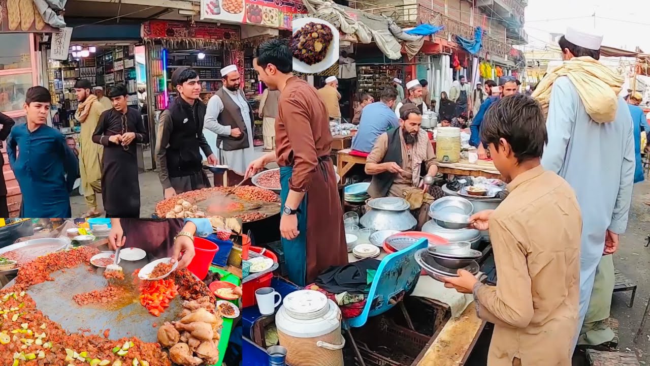 The famous street food of Marko Bazaar Afghanistan | Liver fry | Kabuli ...