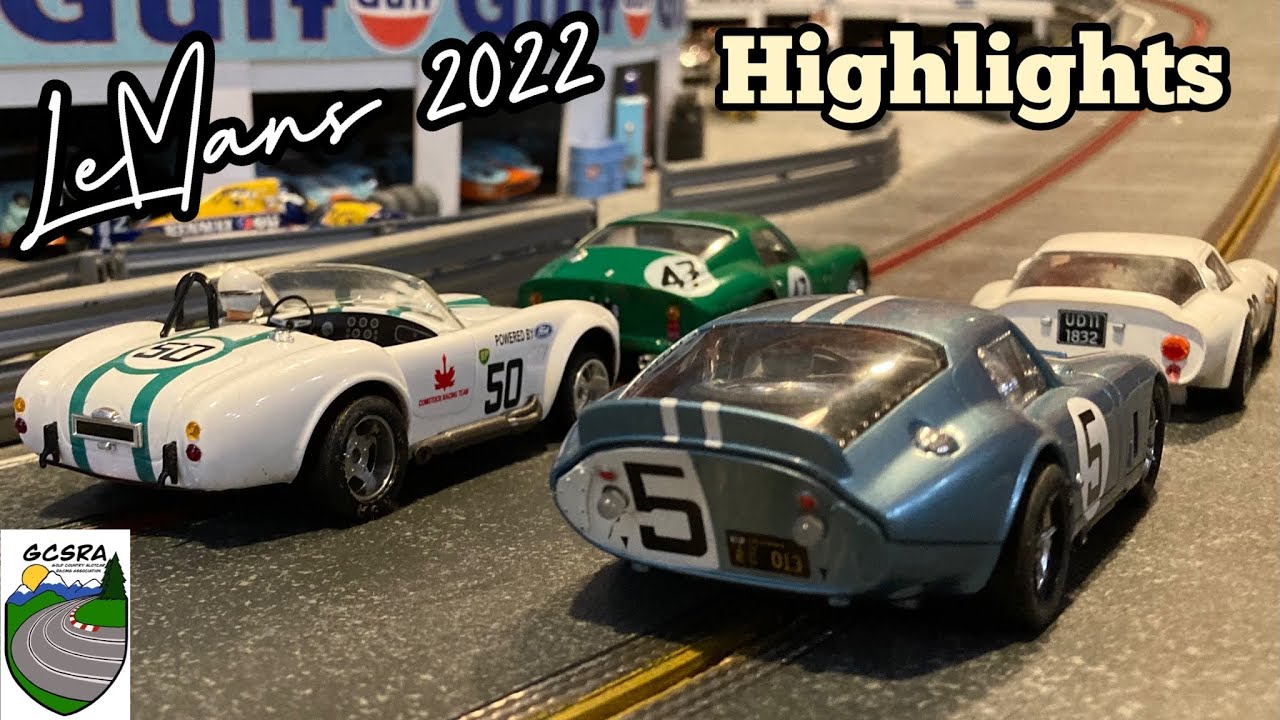 1/32 Slot Car Racing Highlights from "LeMans 2022" - YouTube