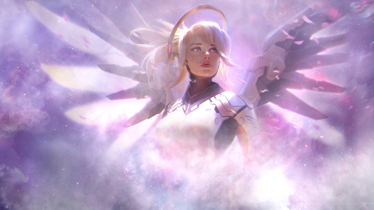 Wallpaper Mercy 2 - Overwatch - YouTube