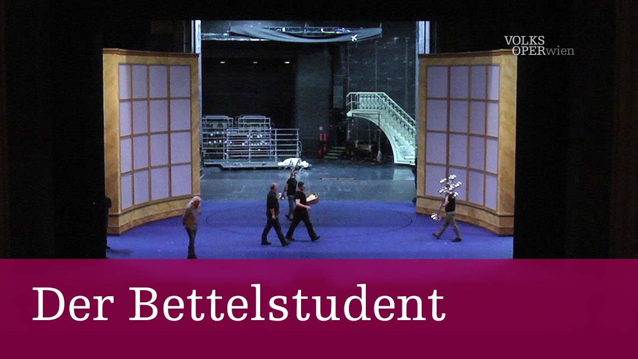 Der Bettelstudent – Bühnenbildaufbau im Zeitraffer | Volksoper Wien - YouTube