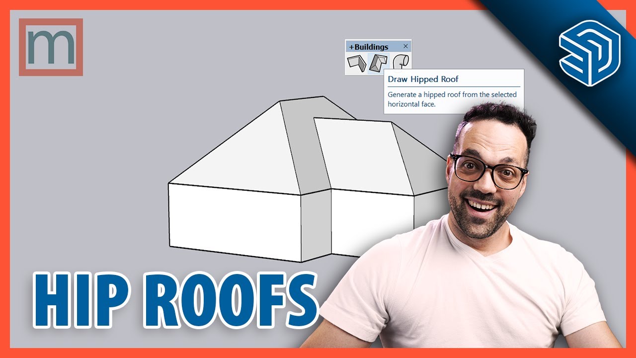Creating Hip Roofs in SketchUp FAST with SketchPlus - YouTube