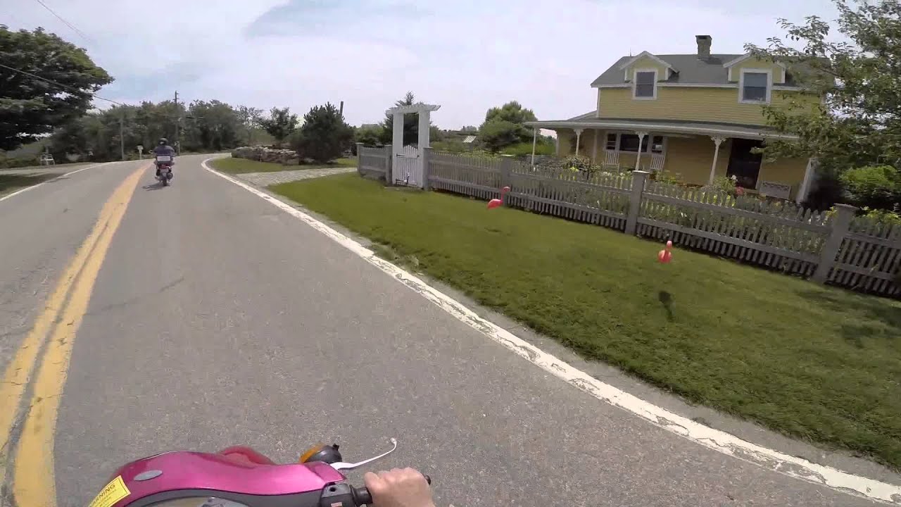 2014 Block Island Moped Tour - YouTube