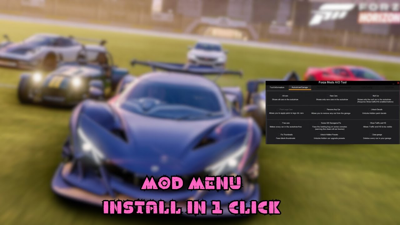 Forza Horizon 5 MOD MENU | UNLIMITED MONEY + UNLOCK ALL - YouTube