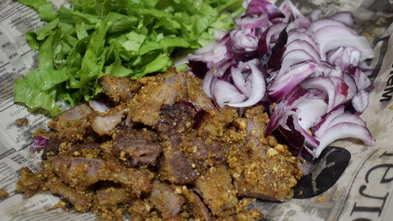 HOMEMADE NIGERIAN SUYA - YouTube