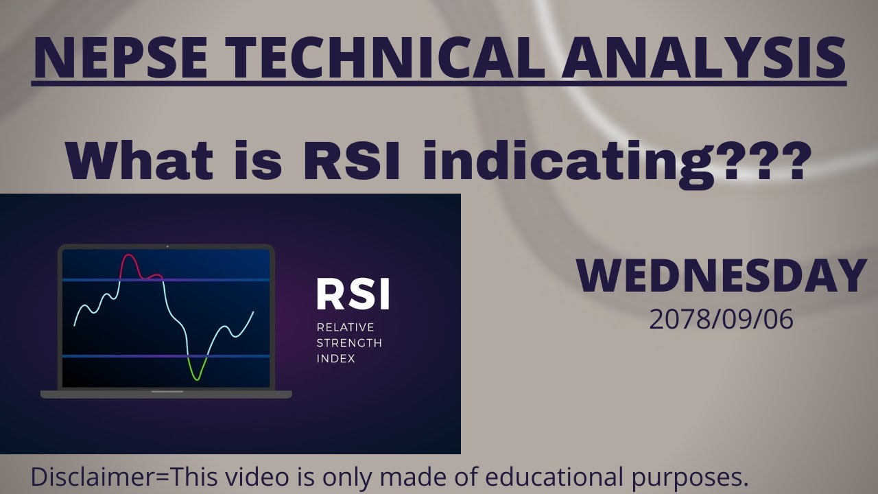 NEPSE TECHNICAL ANALYSIS WITH ( RSI study) - YouTube