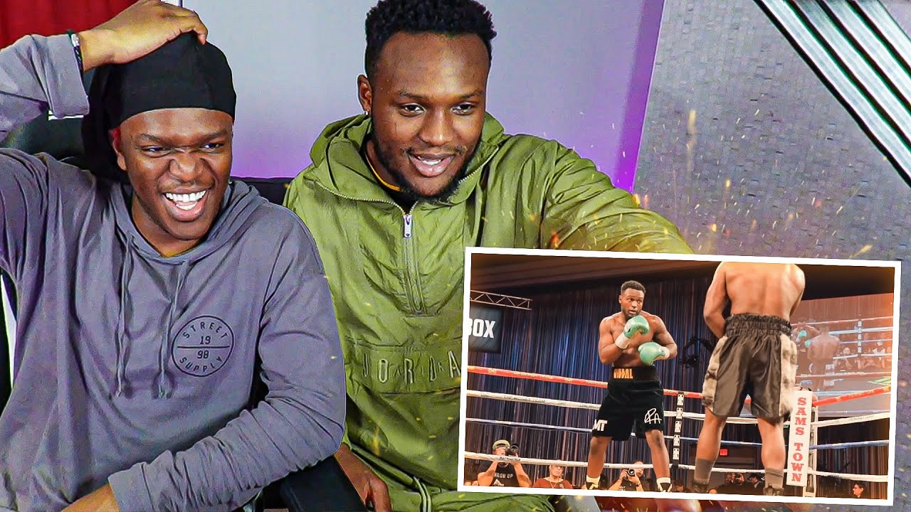 KSI REACTS TO MY 4TH PROFESSIONAL FIGHT. - YouTube