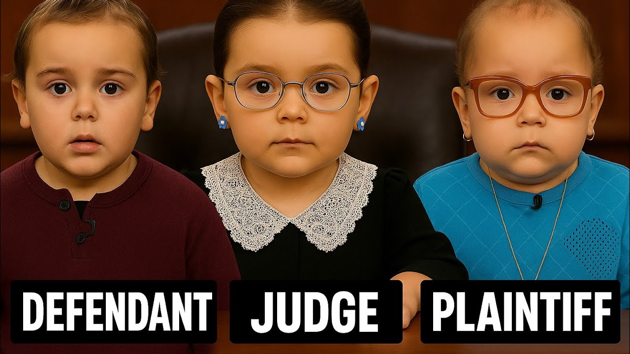 Grandma vs Grandson: Cute Baby Courtroom Drama! Baby Judge Judy - YouTube