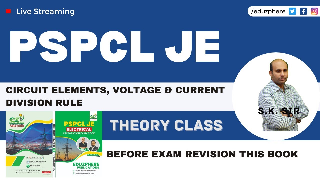 CLASSIFICATION OF CIRCUIT ELEMENTS | VOLTAGE & CURRENT DIVISION RULE# ...