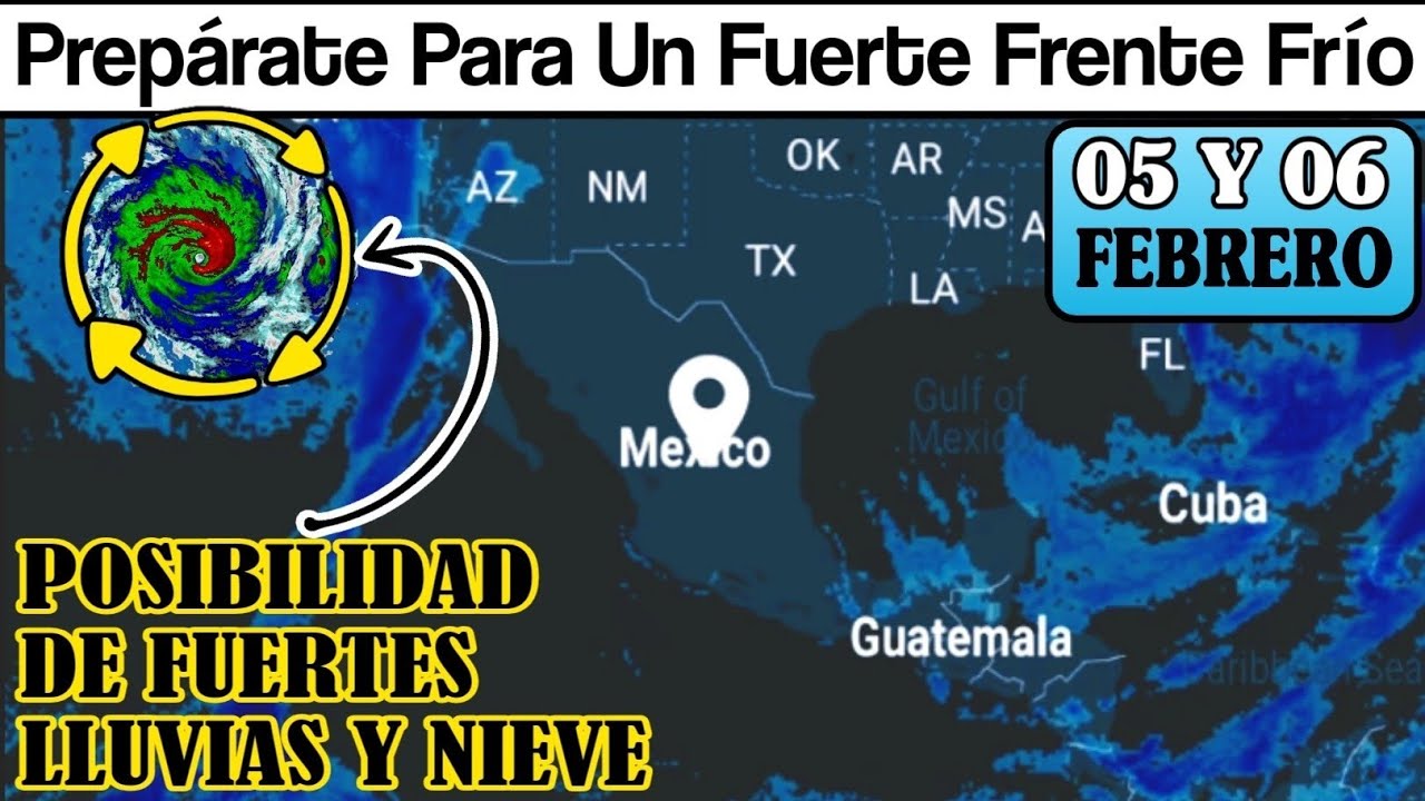 iPreparárse | Posibilidad de fuertes lluvias y nieve | Prepárate para ...