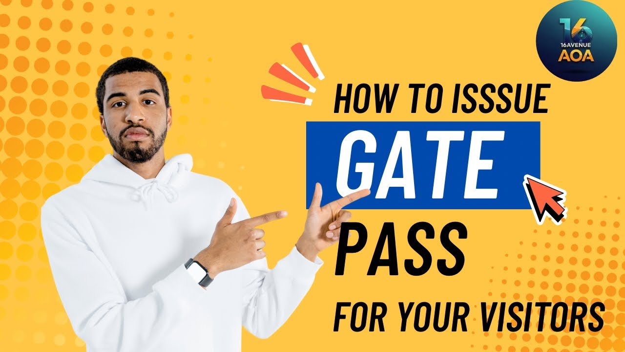 How to issue visitor gate pass through NBH - YouTube