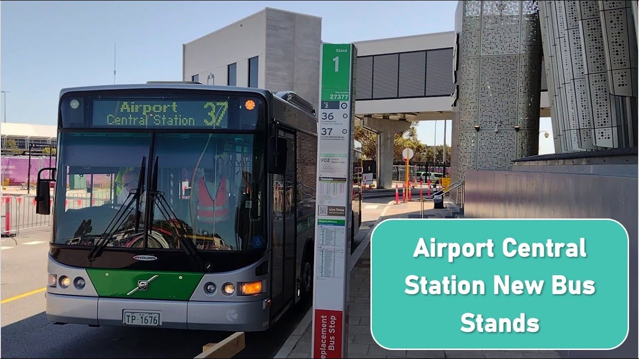 Airport Central Station Bus Stand Changes - YouTube