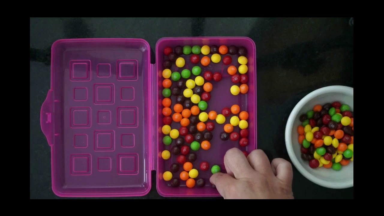 Radioactive Dating Simulation with Candy - YouTube