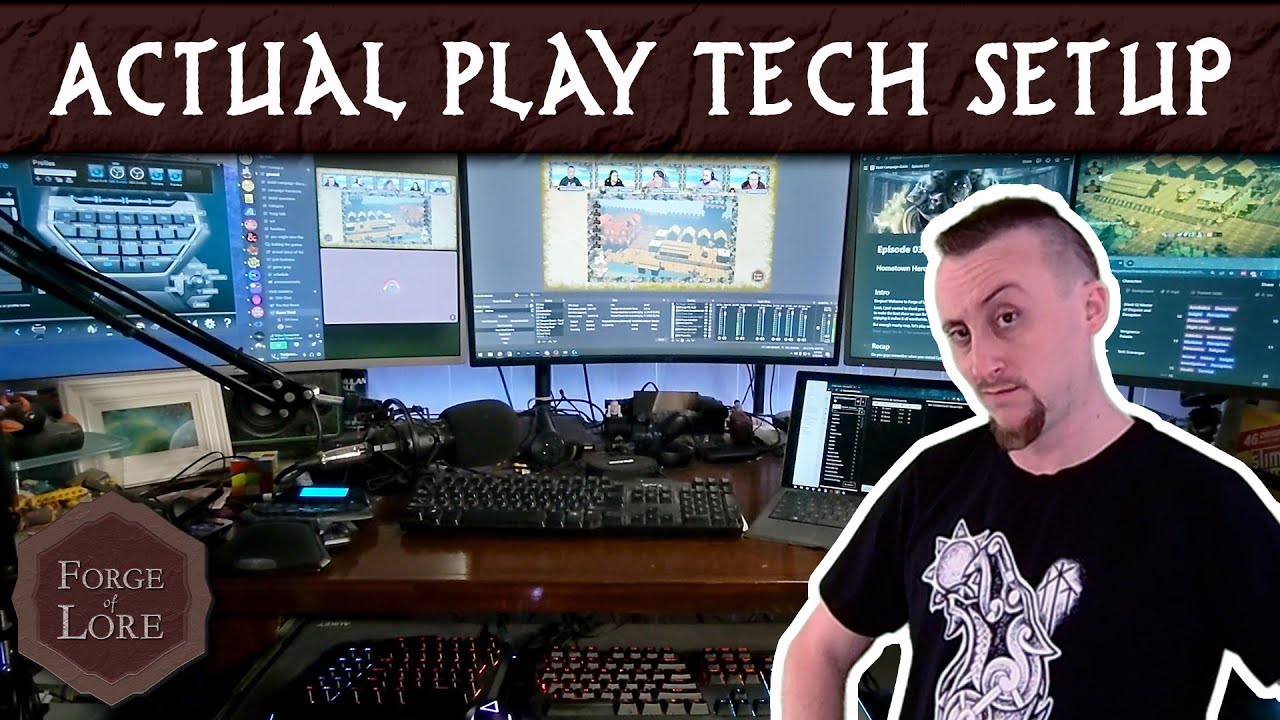 Ultimate D&D Actual Play Tech Setup Tour | How to Record D&D - YouTube