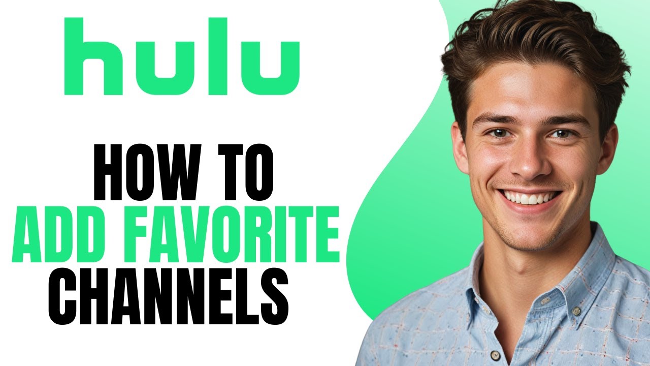 How To Add Favorite Channels on Hulu - YouTube