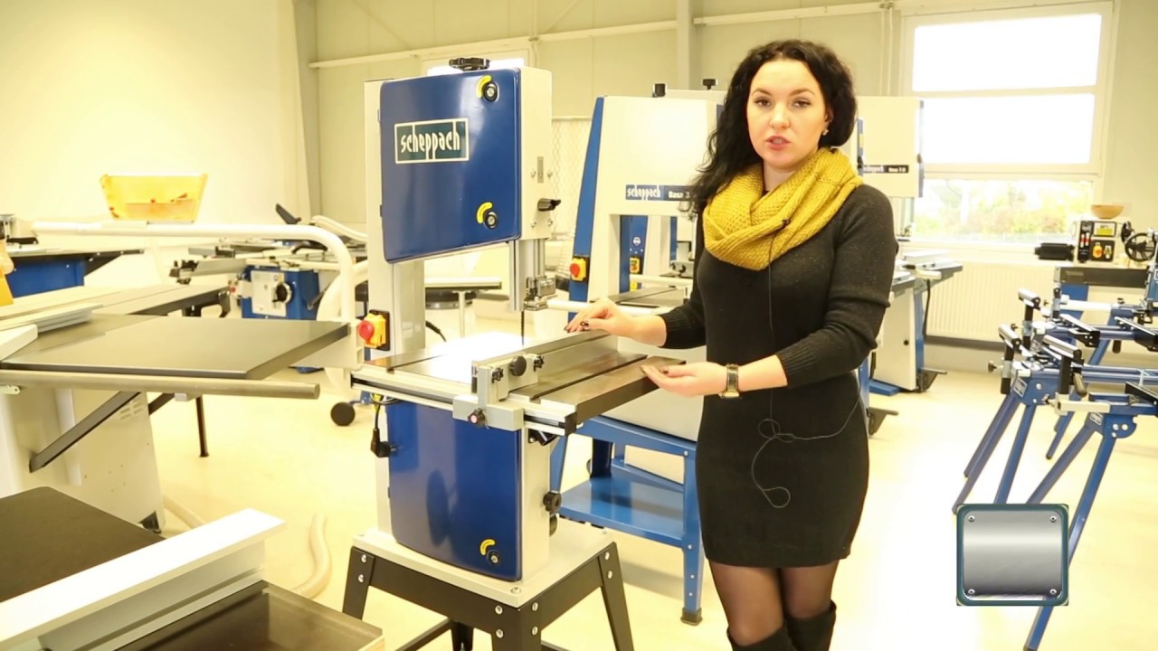 Ленточнопильный станок Scheppach HBS 300 - YouTube
