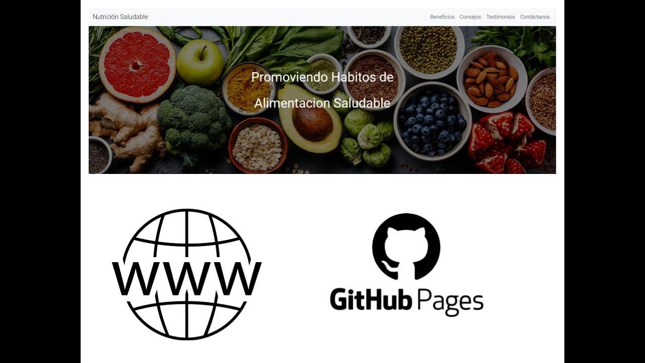 Sube Tu Página Web Estática a GitHub Pages en Minutos - YouTube