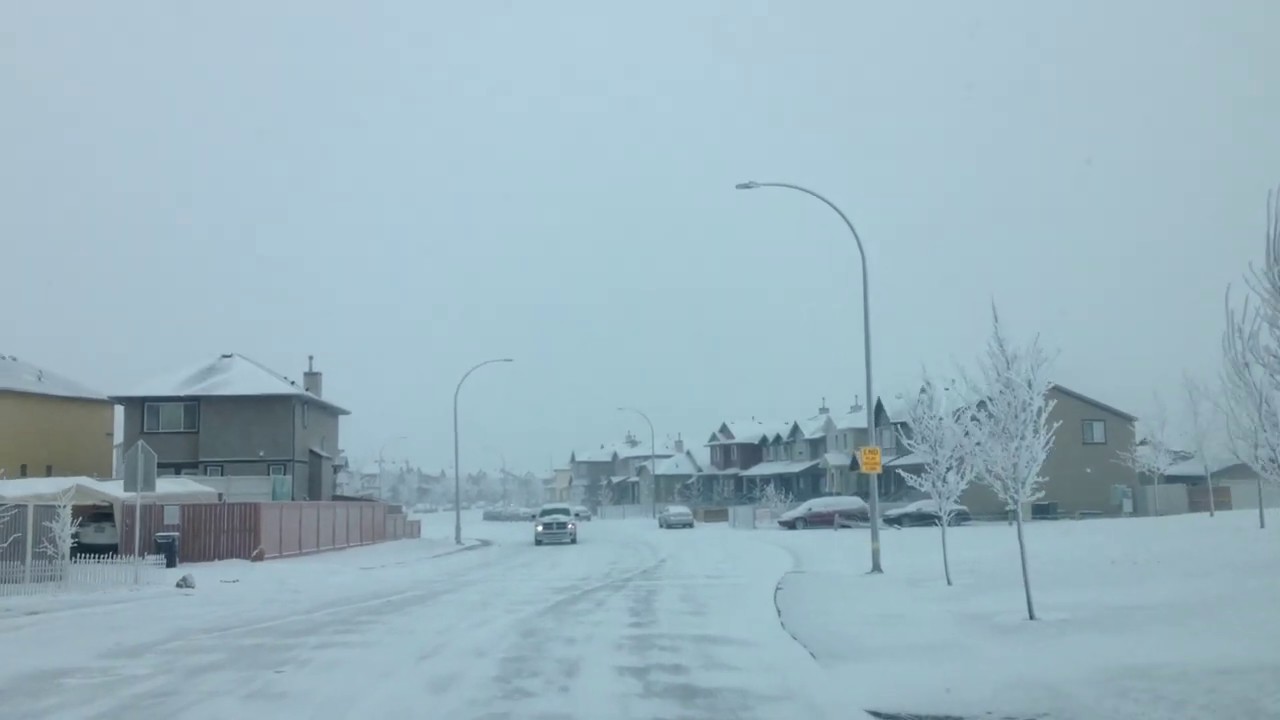 Winter driving in Calgary - YouTube
