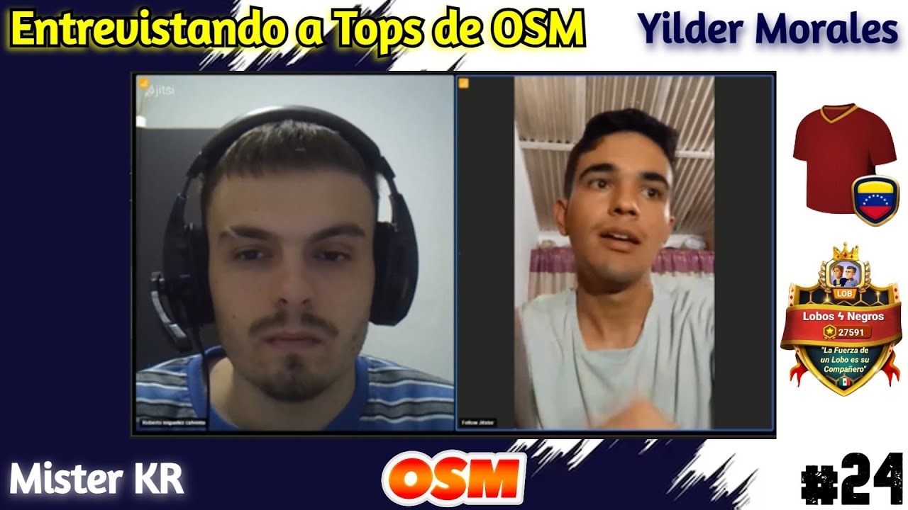 Entrevistando a Tops de OSM #24 🔝 | Yilder Morales 🇻🇪 - YouTube